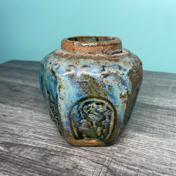 Antique | Art | Antique Glazed Chinese Ginger Pottery Jar | Poshmark